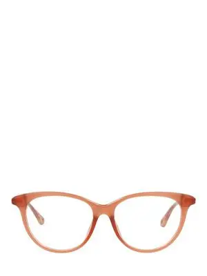 Chloé Cat Eye Frame Bio Injection Optical Frames Pink Pink Transparent (ch0005oa/30009957/001)