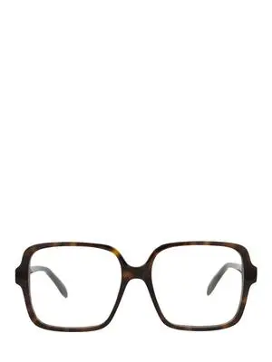 Alexander McQueen Square-Frame Acetate Optical Frames Havana Havana Transparent (am0286o/30009397/002)