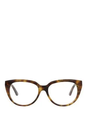 Balenciaga Round-frame Acetate Optical Frames - Havana Havana Transparent (bb0131o/30010040/008)