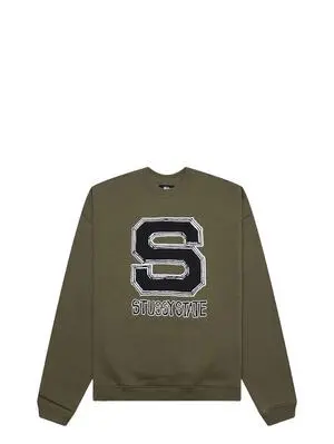 StÜssy State Crewneck Pullover - Olive