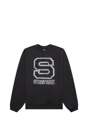 StÜssy State Crew Hoodie - Black