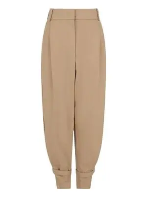 Alexander McQueen Pegged Trousers - Camel