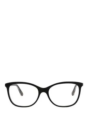Chloé Square Bio Acetate Optical Frames Black Black Transparent (ch0013o/30009835/004)