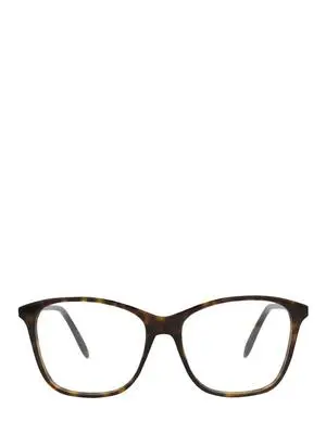 Alexander McQueen Square-frame Acetate Optical Frames Havana Havana Transparent (am0191o/30006940/002)