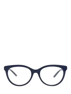 Balenciaga Round-frame Acetate Optical Frames - Blue Blue Transparent (bb0185o/30011863/004)