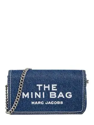 Marc Jacobs Marc Jacobs The Denim Chain Mini Backpack Dark Wash