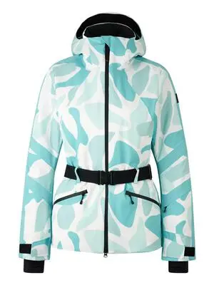 Bogner Moia Ski Jacket - Ice Blue/white