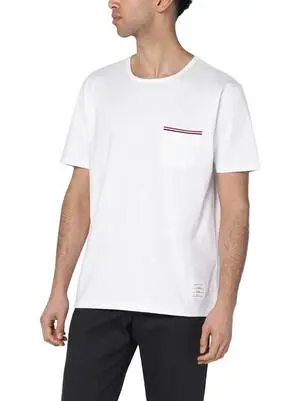 Thom Browne T-shirt In Cotton - White