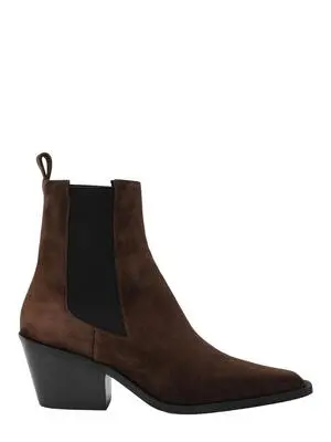 A.emery The Leo Suede Ankle Boots - Brown