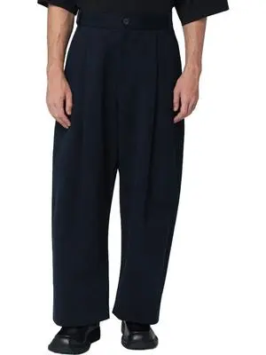 Studio Nicholson Wide-leg Cotton Trousers - Blue
