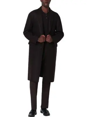 Harris Wharf London Single-breasted Wool Coat - Brown