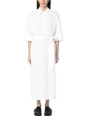 P.a.r.o.s.h Cotton Shirt Dress - White
