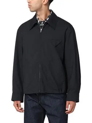 Bottega Veneta Wool Zip-up Jacket - Black