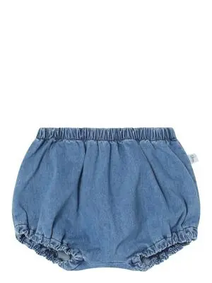 TEDDY & MINOU Cotton Denim Culottes - Blue