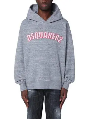 Dsquared2 Cotton Logo Sweatshirt - Grey
