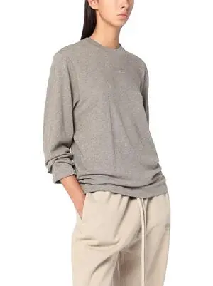 Fear Of God Cotton-blend Long Sleeve Top - Grey