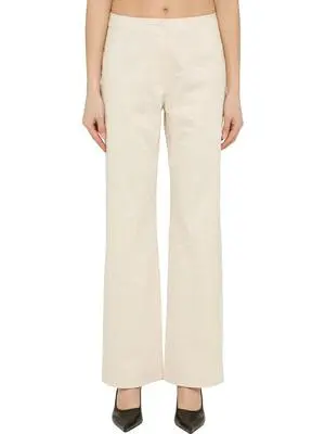Our Legacy Regular Cotton Trousers - White