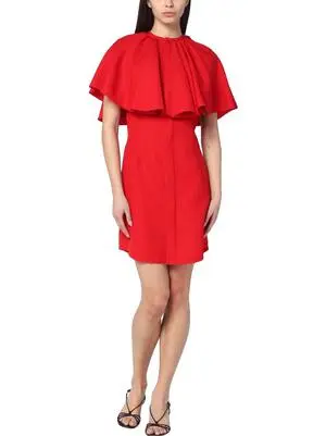 Ami Mini Wool Dress - Red