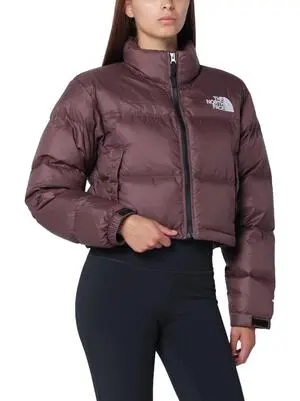 The North Face Cropped Padded Jacket - Brown