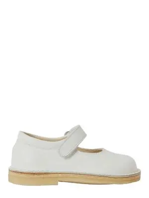 IL GUFO Leather Sandal With Strap - White