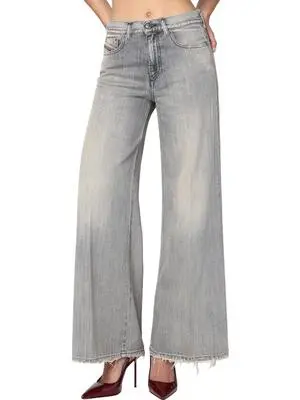 DIESEL 1978 D-akemi Flared Jeans - Grey