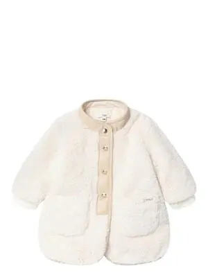 Chloé Shearling-effect Jacket - White