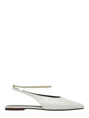 MARIA LUCA Augusta Slingbacks - White
