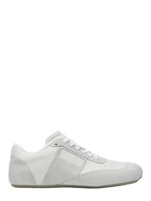 MAISON MARGIELA Leather And Suede Anatomic Sneakers - White