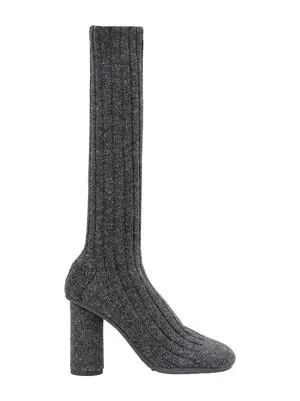 Bottega Veneta Atomic Anthracite Sock Effect Boots - Grey