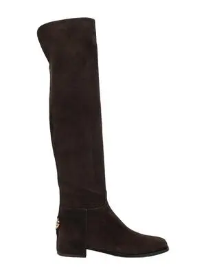 Dolce & Gabbana High Suede Boots - Brown