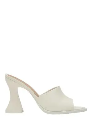 Bottega Veneta Leather Mule - White