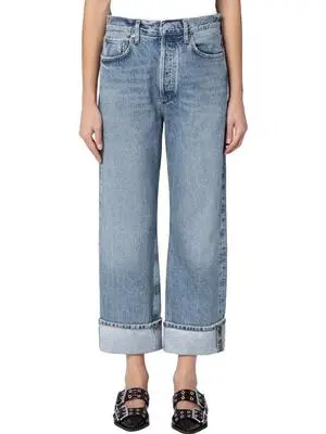 AGOLDE Fran Jeans In Organic Denim - Light Blue