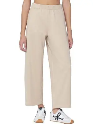 Max Mara Silk Blend Cropped Trousers - Beige