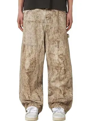 1989 STUDIO Denim Carpenter Pants - Beige