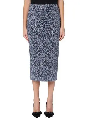 ROTATE BY BIRGER CHRISTENSEN Sequined Printed Midi Skirt - Multicolor