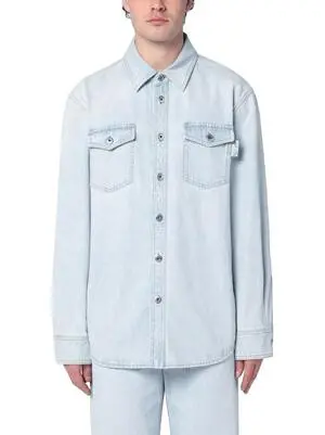 Bottega Veneta Light Denim Shirt Extra Bleach - Blue