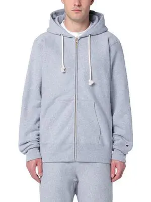 Champion Cotton Zip Up Hoodie - Grey