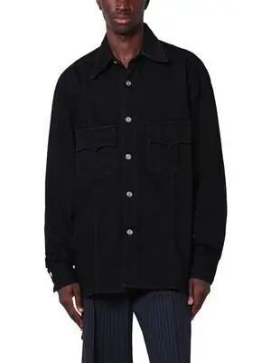 NAMACHEKO Denim Shirt Jacket - Black