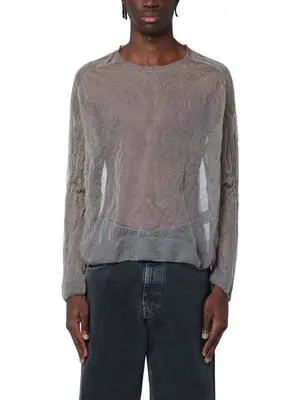 Our Legacy Semi-transparent Silk-blend Sweater - Grey