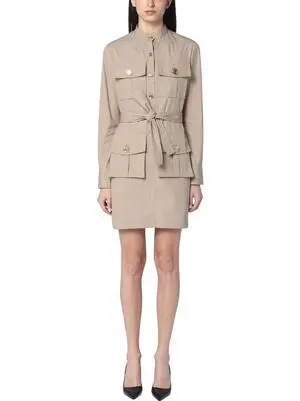 Givenchy Safari Poplin Shirt Dress - Beige