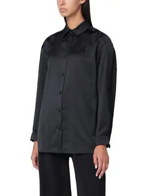 MONCLER X EDWARD ENNINFUL Long-sleeve Shirt - Black