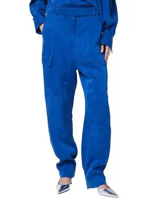 FERRAGAMO Electric Cargo Trousers - Blue