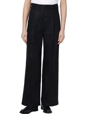 DEPARTMENT 5 Wide Cotton Pants - Black