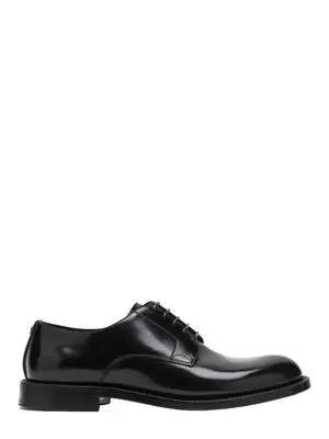 Dolce & Gabbana Leather Derby Shoes - Black