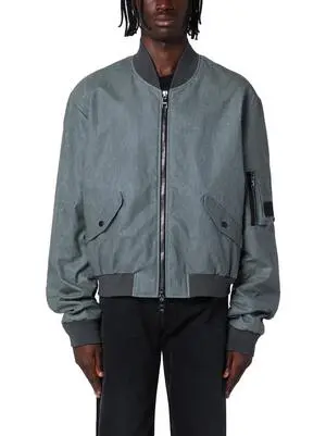 Dolce & Gabbana Linen Bomber Jacket - Grey