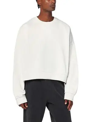 ENTIRE STUDIOS Cotton Crewneck Sweatshirt - White