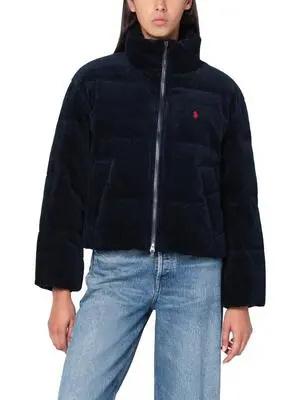 Ralph Lauren Corduroy Puffer Jacket - Blue
