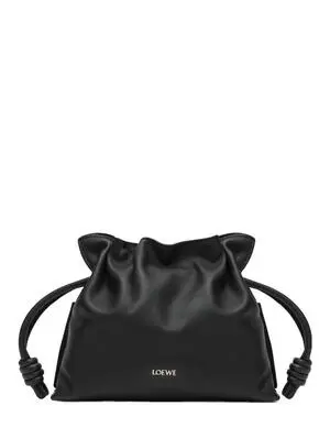 Loewe Mini Flamenco Clutch Bag - Black