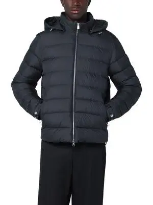 Moncler Quilted Zip Jacket - Black