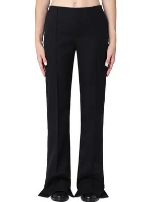 Chloé Asymmetrical Wool Trousers - Black